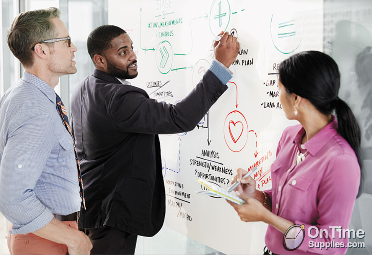 Collaborate and Create With Post-it® Dry Erase Surfaces.