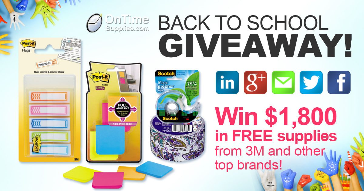 Win $300 of Scotch + Post-it School Supplies